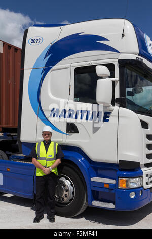 A Boots delivery lorry Stock Photo - Alamy