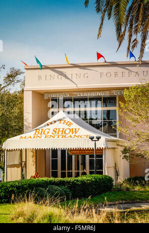 The Big Show entry to the Tibbals Learning Center and Circus Museum at ...