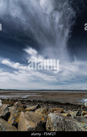 Morfa Madryn Lavan Sands near Llanfairfechan North Wales Stock Photo ...