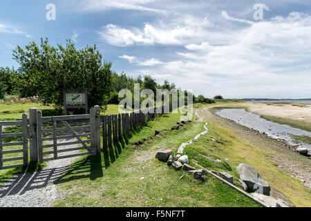 Morfa Madryn Lavan Sands near Llanfairfechan North Wales looking ...