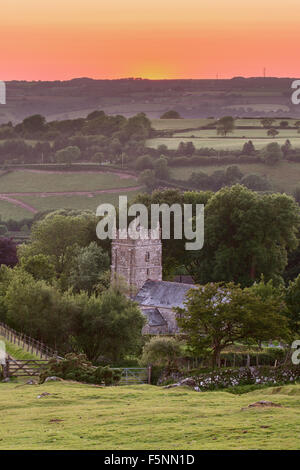 Sourton Church Dartmoor national park Devon Uk Stock Photo - Alamy