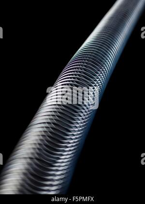 Longitudinal wave in a slinky spring. In longitudinal (or compression ...