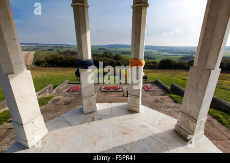 The Chattri memorial, South Downs above Patcham in Brighton. Taken on a ...