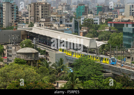Mumbai metro ghatkopar to versova, mumbai, maharashtra, india, asia ...