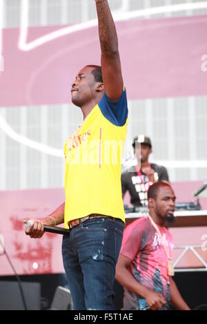 Rapper Meek Mill performed live at the Made In America Concert in ...