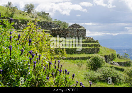 The archeology complex at Cojitambo, Ecuador Stock Photo - Alamy