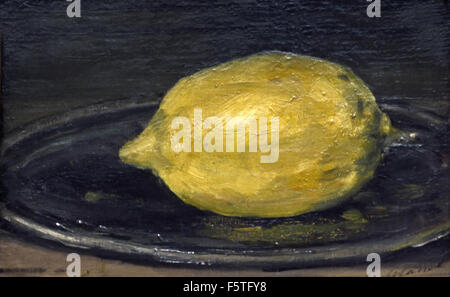 The Lemon, painting by French artist Edouard Manet, 1880 Stock Photo ...