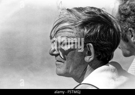 Brendan Fosters coach Stan Long at the Gateshead Stadium in the 1970's ...