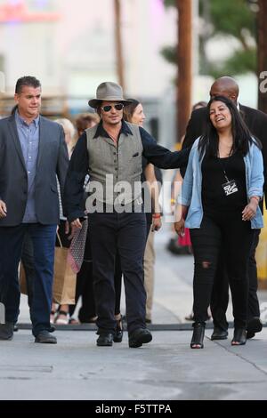 Johnny Depp seen leaving ABC studios after filming for Jimmy Kimmel ...