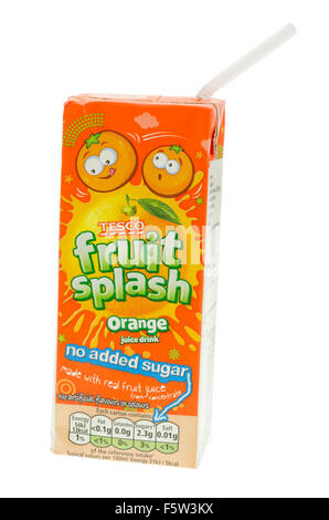 Carton of Orange Drink Stock Photo - Alamy