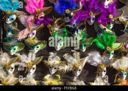 Decorative miniature venetian carnival masks - Venice, Venezia, Italy ...