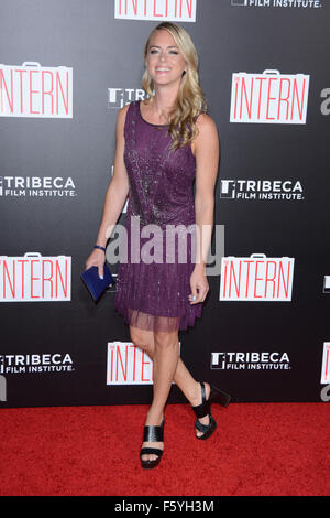 Theodora Woolley at arrivals for THE INTERN Premiere, Ziegfeld Theatre ...