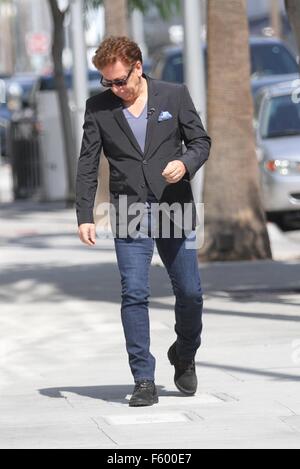 Ross King films his show on location in Beverly Hills Featuring: Ross ...
