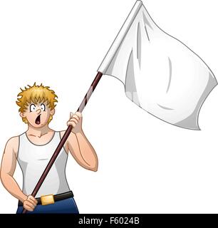 cartoon man surrendering Stock Vector Image & Art - Alamy