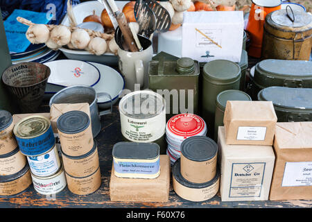 Second World War: Field Rations at German Wehrmacht Stock Photo ...