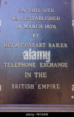 Hamilton Telephone Exchange Stock Photo - Alamy