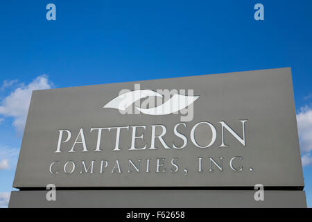 A logo sign outside of the headquarters of Patterson Companies Inc., in ...