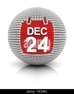 Christmas bauble icon, symbol, design. Winter illustration isolated on ...