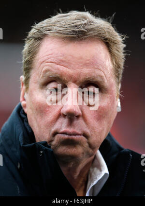 Former football manager Harry Redknapp (centre) at Newbury Racecourse ...