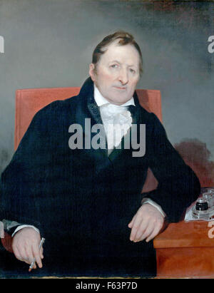 ELI WHITNEY (1765-1825) American inventor of the cotton gin Stock Photo ...