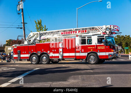 A Modesto California fire department truck Stock Photo - Alamy