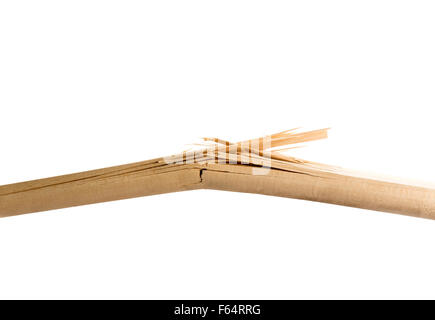 Broken wooden plank on grey Stock Photo - Alamy