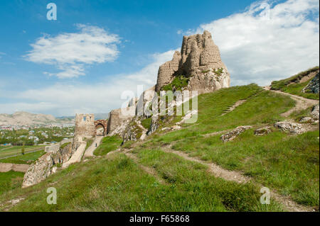 Ancient castle of Van in Turkey, known also as Tushba Castle, built the ...