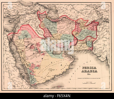 Historical map of the Middle East circa 1600 Stock Photo: 173465311 - Alamy