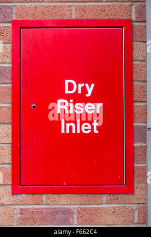 dry riser inlet sign on the front of unilever house victoria embankment ...