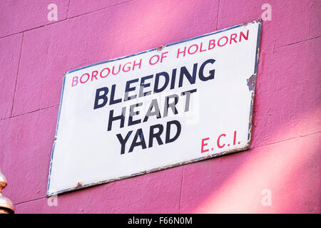 Bleeding Heart Yard, London, England, U.K Stock Photo - Alamy