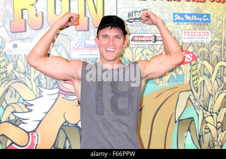 Celebrities celebrate Military at Corn Maze - Arrivals Featuring: Kelly ...