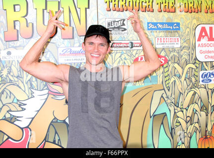 Celebrities celebrate Military at Corn Maze - Arrivals Featuring: Kelly ...