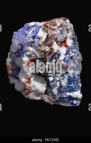 Sylvinite ore. Mechanical mixture of sylvite (KCl, or potassium ...