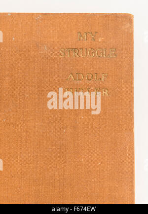 Cover of Mein Kampf autobiographical German manifesto by Nazi leader ...