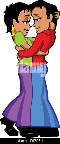afro couple, be my valentine Stock Vector Image & Art - Alamy