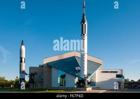 Redstone rocket at Kansas Cosmosphere Stock Photo - Alamy