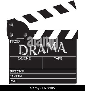 A director's clapper board isolated on a white background Stock Photo ...