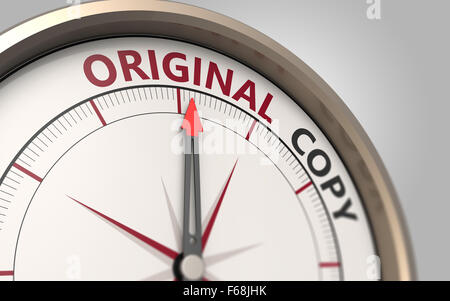 Red arrow of a compass pointing to the word business. 3D Rendering ...