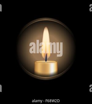 Celebration through candlelight Stock Vector Image & Art - Alamy