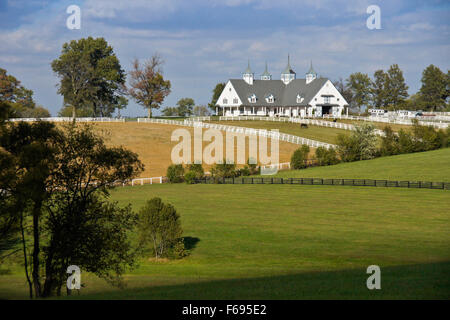 Kentucky, Lexington, Manchester Farm, Thoroughbred horse breeding farm ...