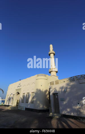 Minaret of a mosque in Al Ghous Park, Muharraq, Kingdom of Bahrain ...