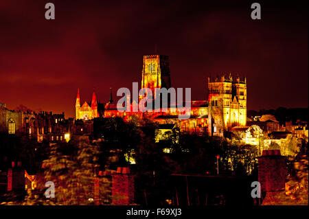 Illuminations at Durham Cathedral Stock Photo - Alamy