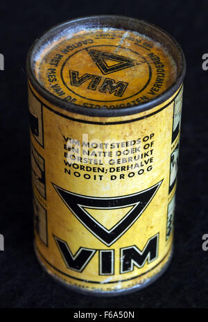 A vintage VIM cleaning product van, photographed for its historical ...