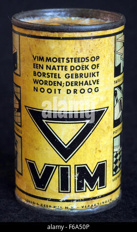 A vintage VIM cleaning product van, photographed for its historical ...