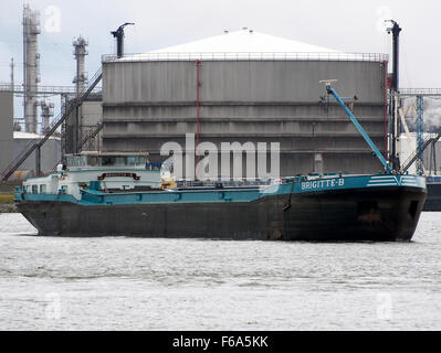 Brigitte-B, container ship ENI 02326775, is docked at the Van ...