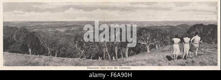 Mount Canobolas in New South Wales an ancient volcano, has telephone ...