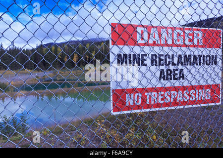 Duthie Mine reclamation site, near Smithers, British Columbia Stock ...