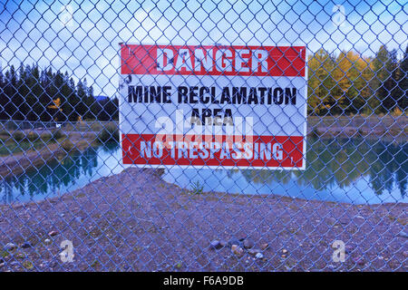 Duthie Mine reclamation site, near Smithers, British Columbia Stock ...