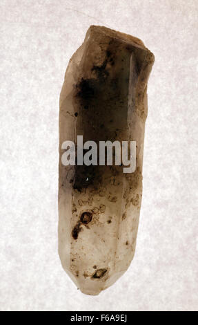 large dirty quartz crystal mineral sample with many facets Stock Photo ...