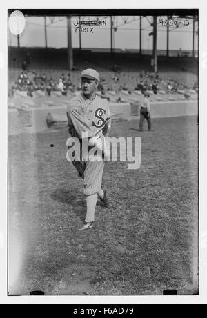 Red Faber, a notable baseball player, is pictured in a suit in this ...